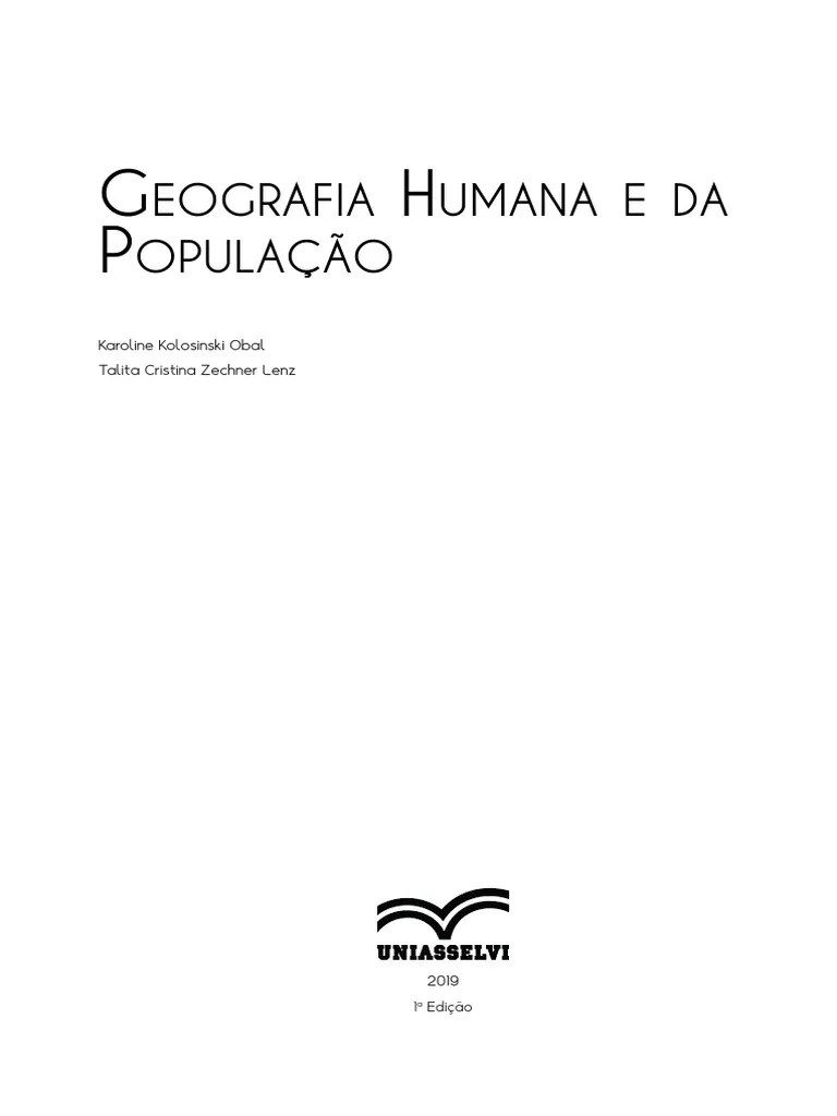 Geografia Humana E Da População | PDF | Geografia | Science