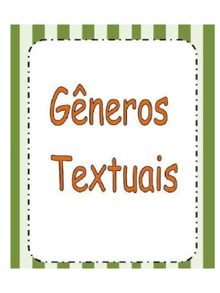 Gêneros Textuais | PDF