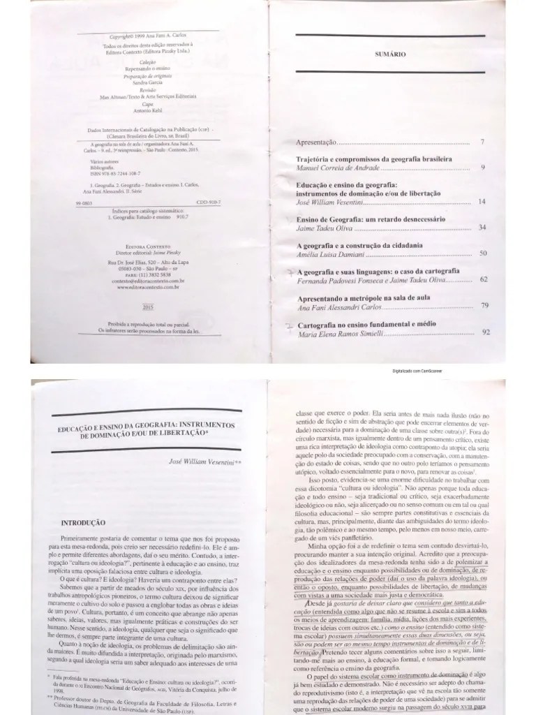 A Geografia Na Sala De Aula | PDF