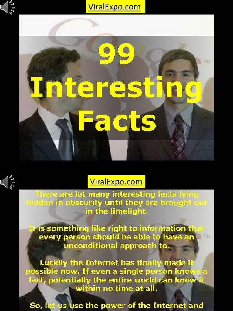 99 Interesting Facts | PDF