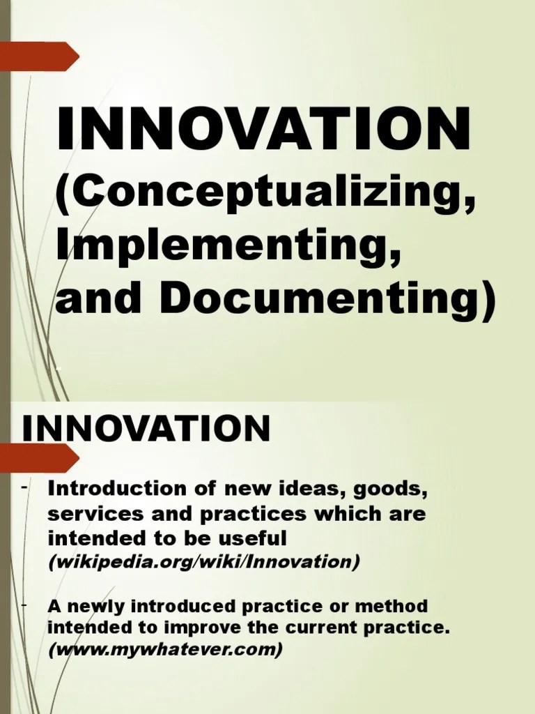 Innovation-ppt-1 | PDF