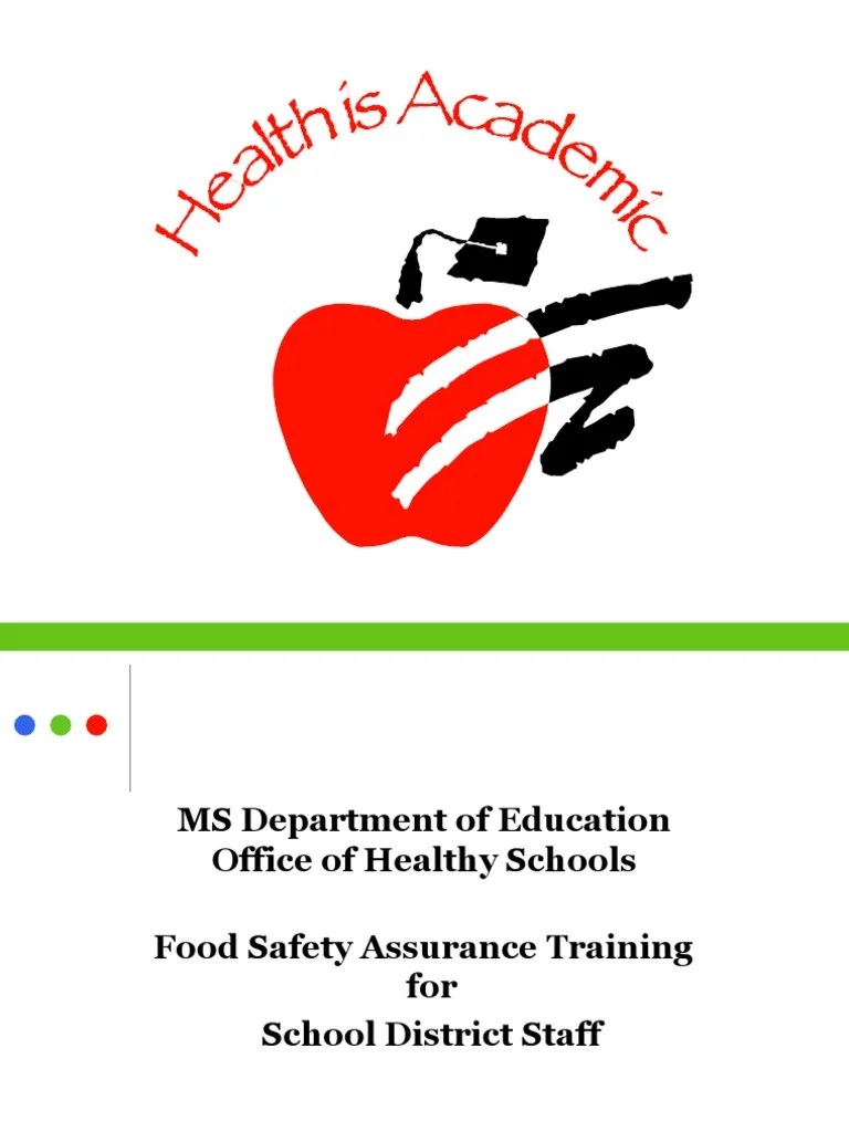 2015 Food Safety In Schools | PDF | Food Safety | Hand Washing