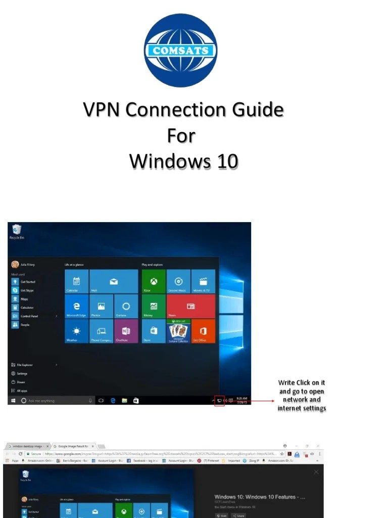 VPN Guide Windows10 | PDF | Business | Computers