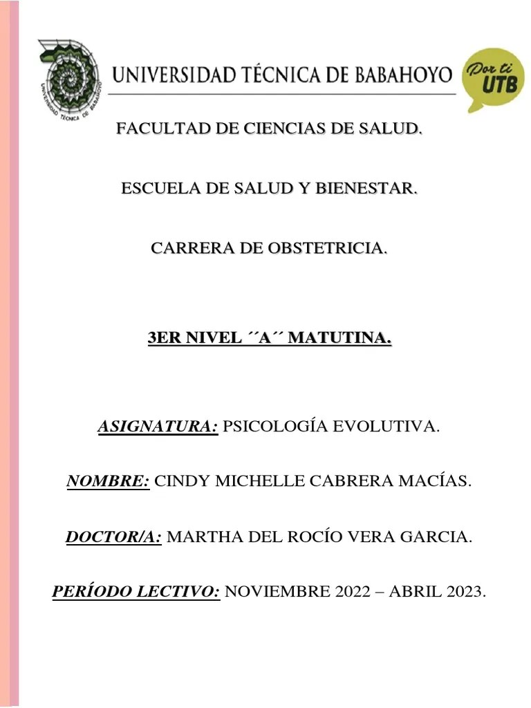 La Psicología Del Desarrollo | PDF