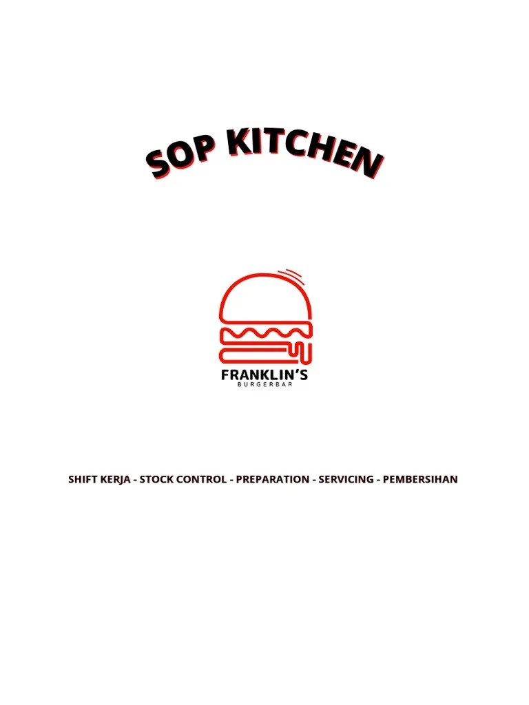 Sop Kitchen | PDF