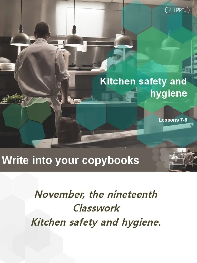 Kitchen Safety | PDF | Hygiene | Cookware And Bakeware