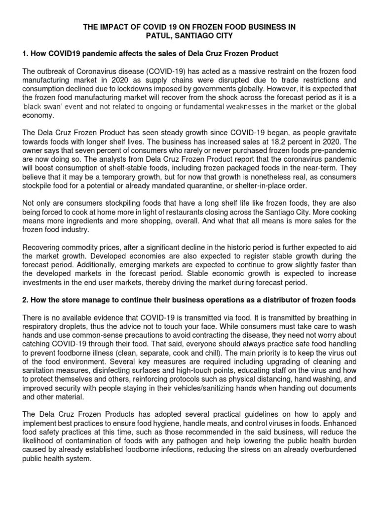 Case Study | PDF | Food Safety | Foodborne Illness