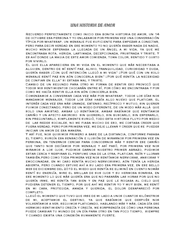 Una Historia De Amor | PDF