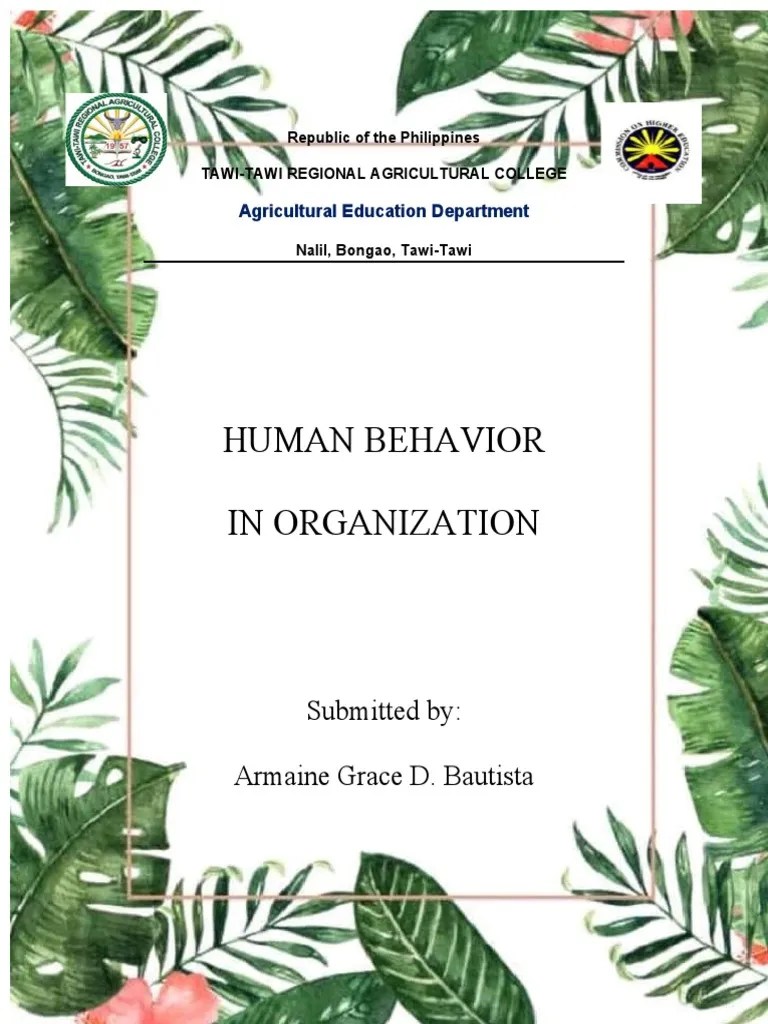 Human Behavior | PDF