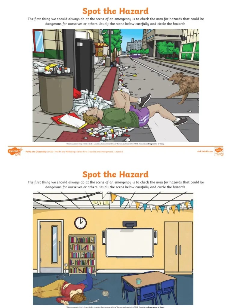 Spot The Hazard Picture Pack | PDF