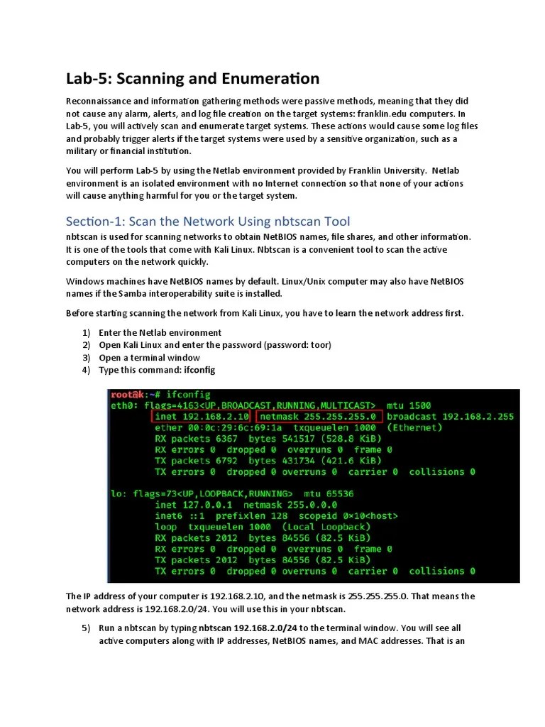 Lab 5 | PDF | File Transfer Protocol | Operating System