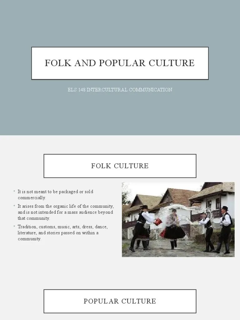 Folk And Popular Culture | PDF | Popular Culture | Imperialism