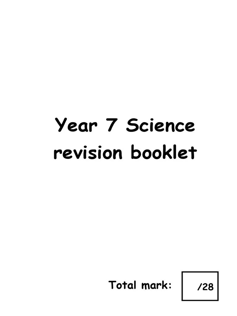 Year-7-Science-revision 2 | Download Free PDF | Energy Development ...