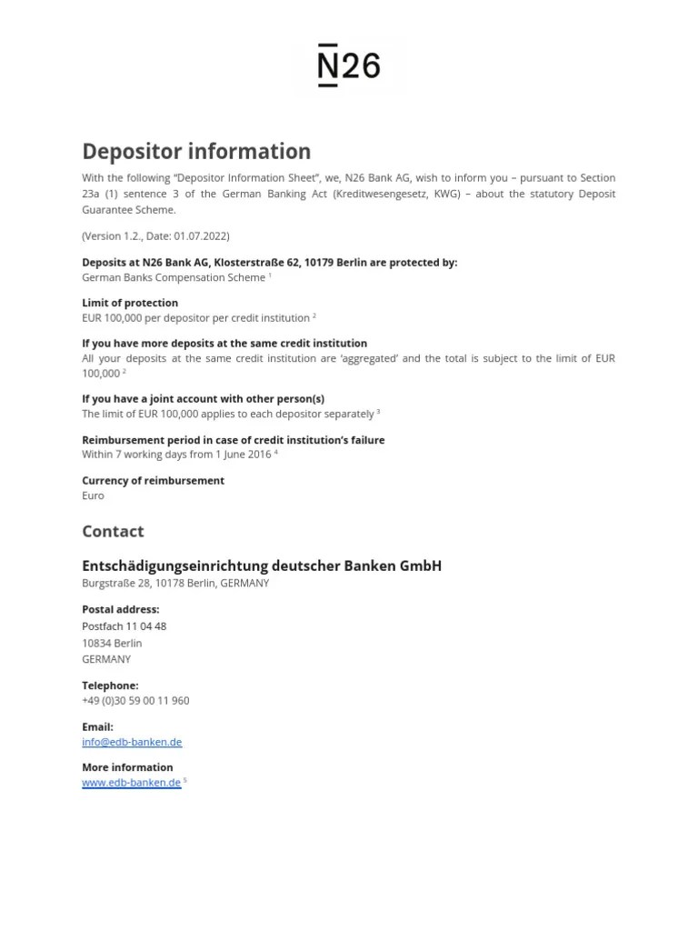 Account Deposit Protection En | PDF | Deposit Account | Deposit Insurance