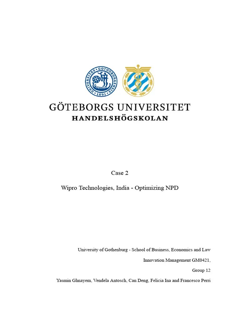 Case 2 - Project Innovation Management | PDF | Innovation | Learning