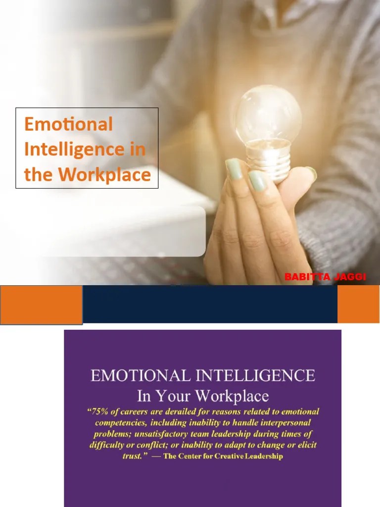 Emotional Intelligence In The Workplace 2023 | PDF | Empathy | Self ...