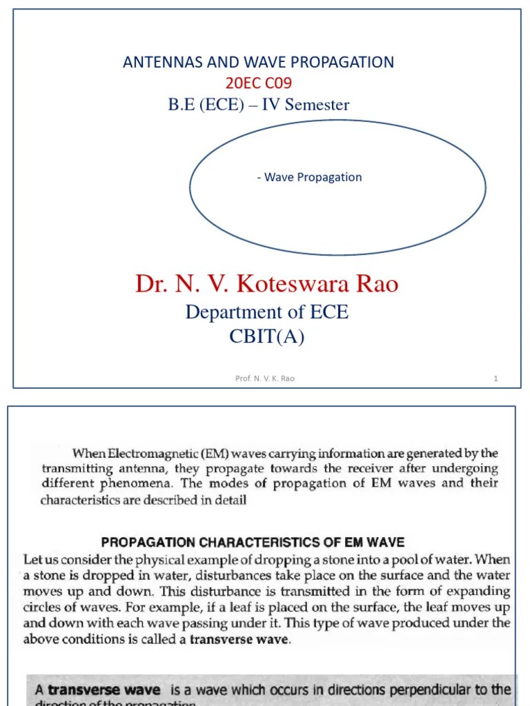 Wave - Propagation | PDF | Radio Propagation | Antenna (Radio)