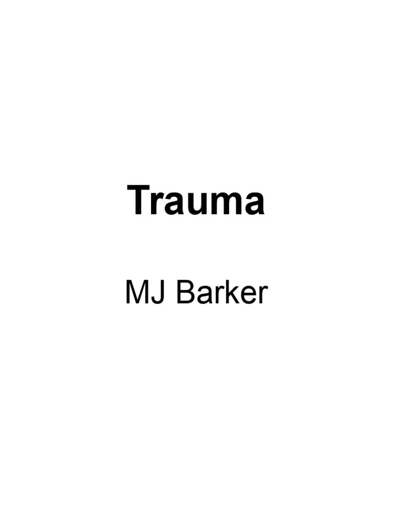 Trauma | PDF | Complex Post Traumatic Stress Disorder | Psychological ...