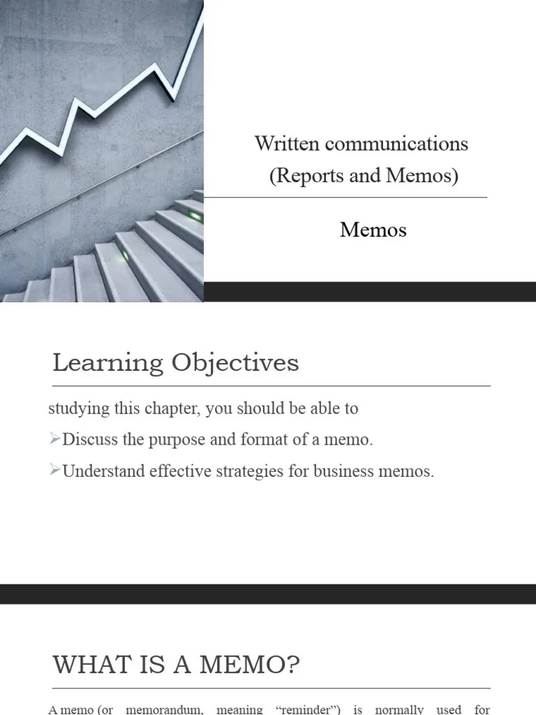 Communication & Presentation Skills | PDF | Memorandum | Communication