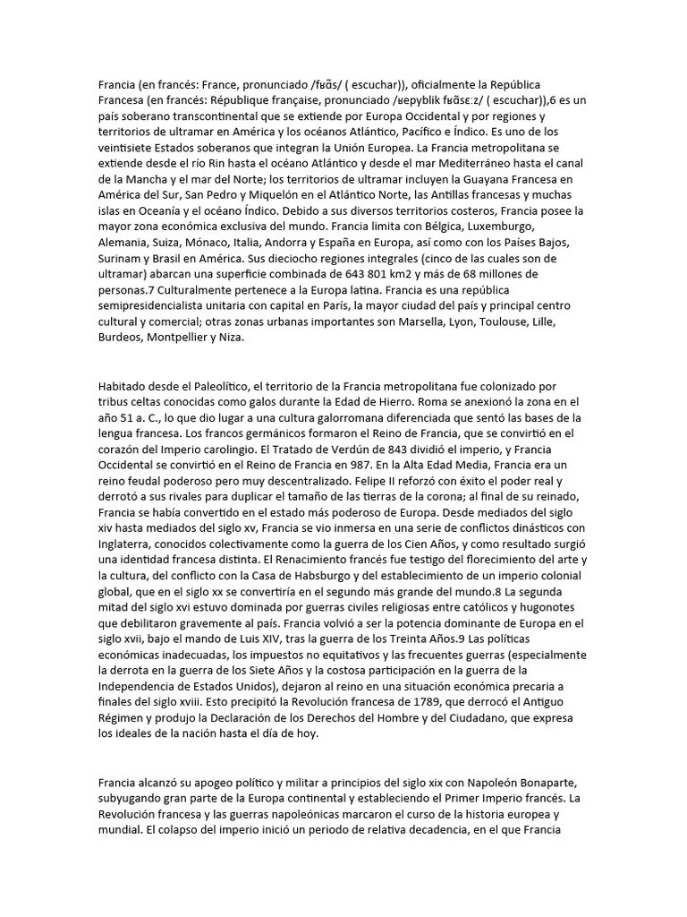 Francia | PDF | Francia | Reino De Francia