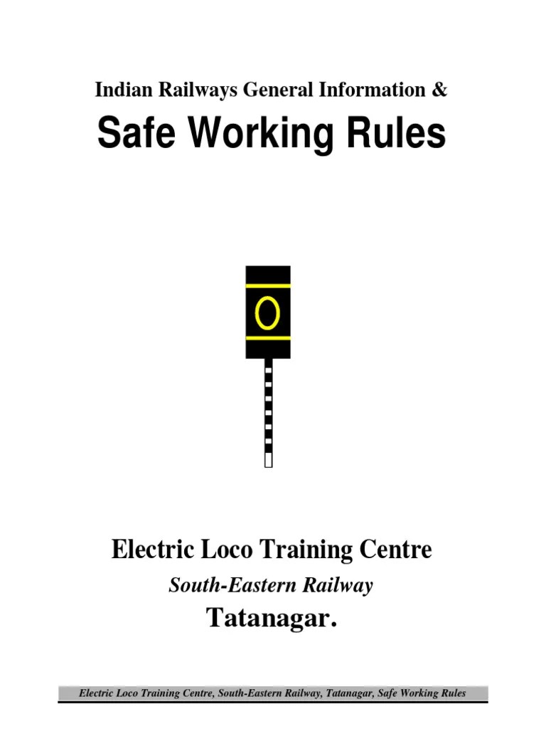 Safe Working Rules (English) | PDF