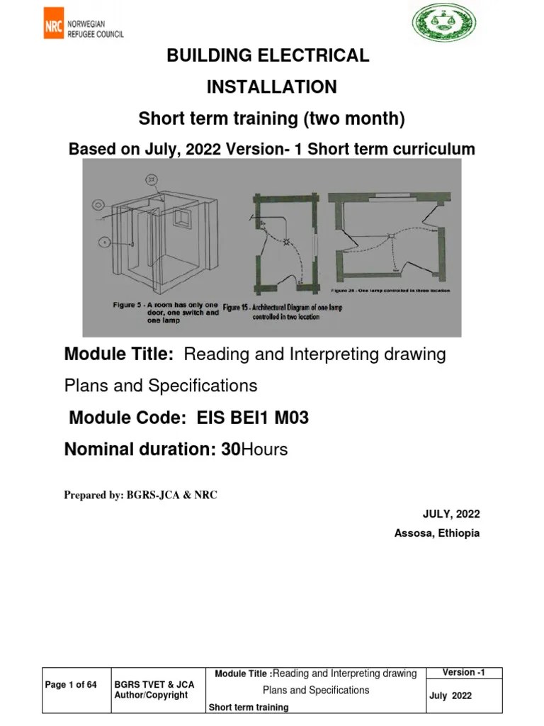 Read And Interpret Plans | PDF | Electrical Wiring | Inductor