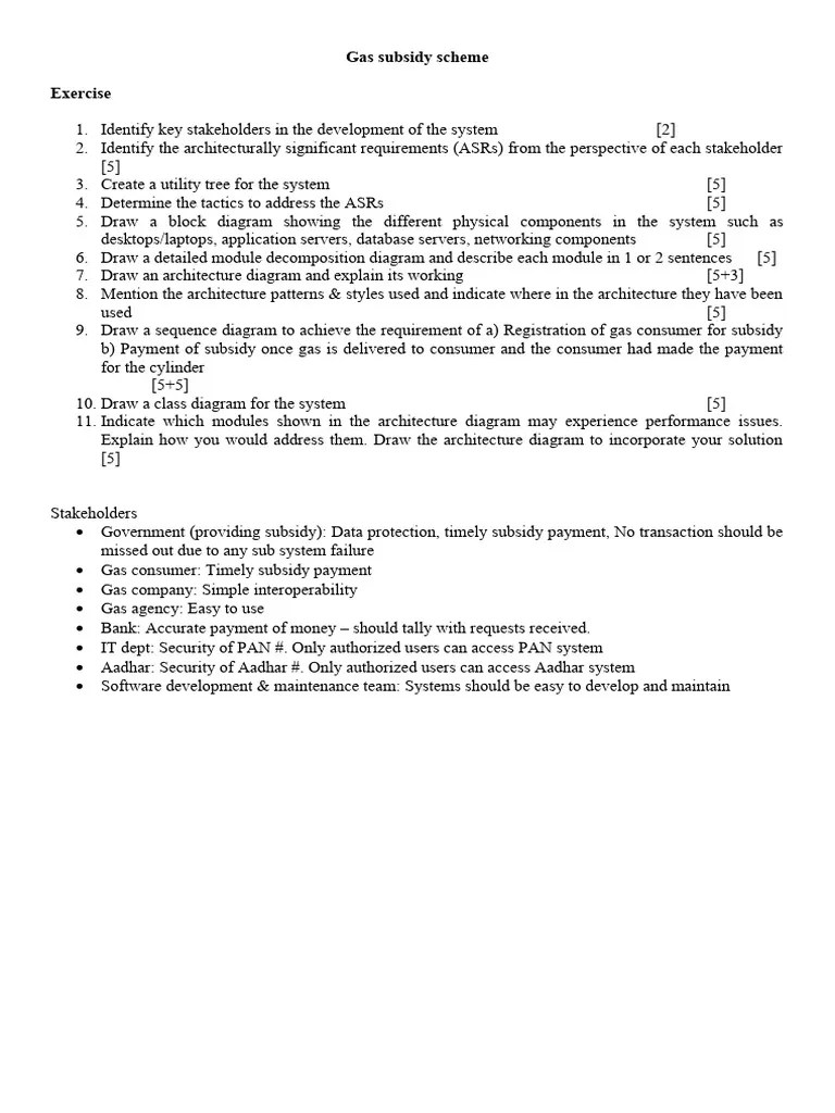 Gas Subsidy Scheme - Architecture Solution-dmvdivc90jj5hh1b5 | PDF ...