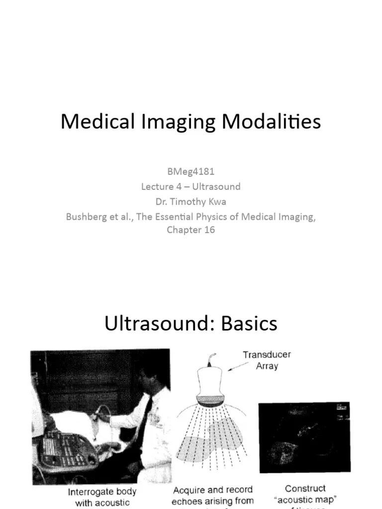 Medical Imaging Modalities 4 - Ultrasound | PDF | Attenuation | Ultrasound