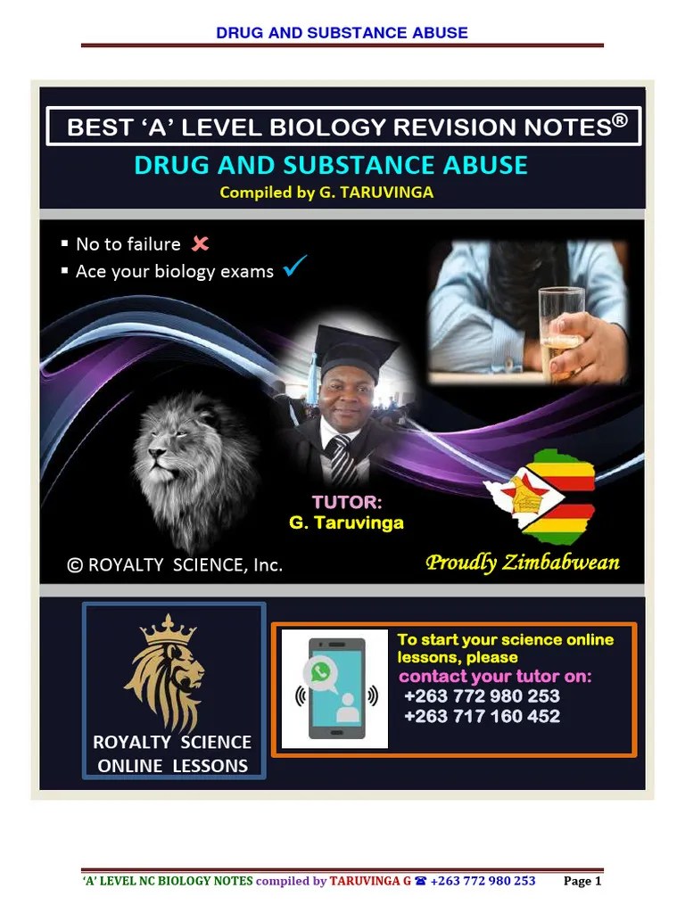 Drug And Substance Abuse | PDF | Lung | Alcoholism