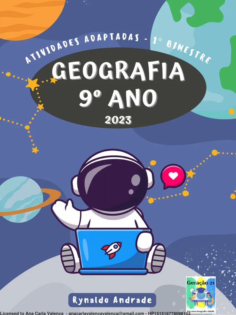 9º Ano Atividades Adaptadas Geografia I Bimestre | PDF | Geopolítica ...
