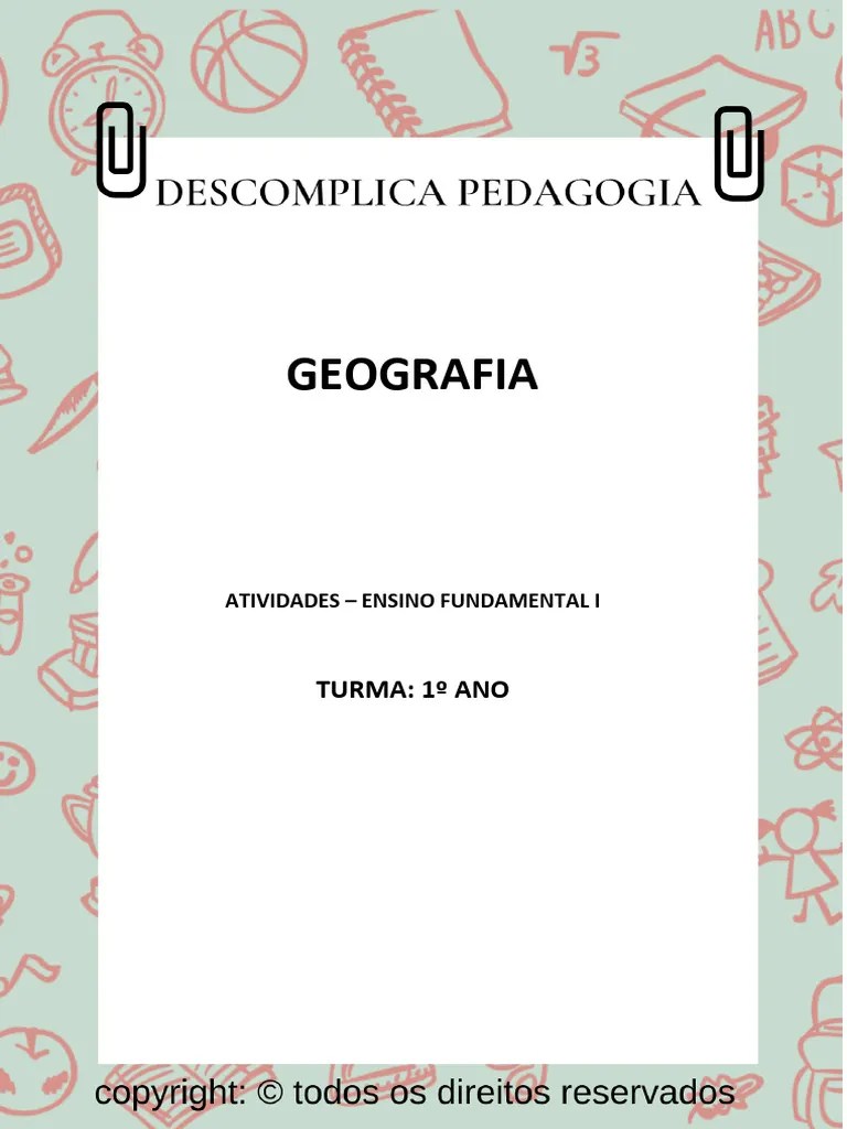 Geografia - 1º Ano | PDF | Geografia