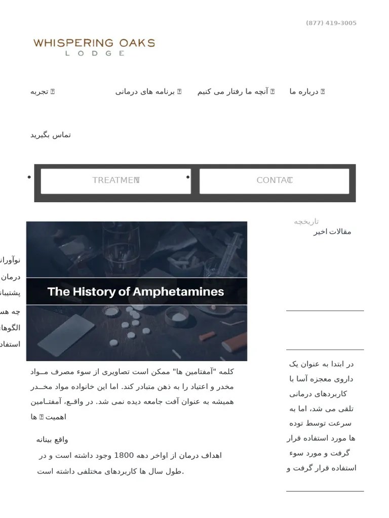 The History Of Amphetamines – Whispering Oaks Lodge | PDF