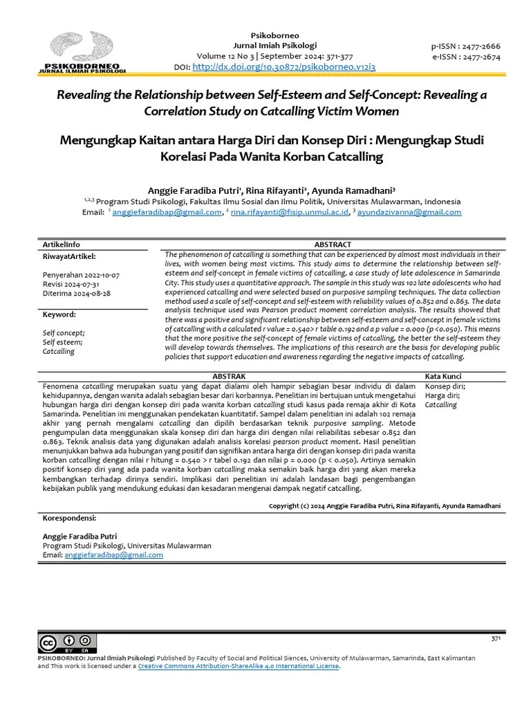 Revealing The Relationship Between Self-Esteem And | PDF | Karier ...