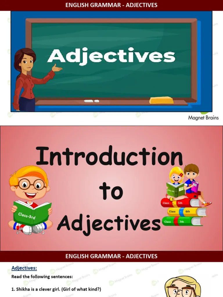 10_English Grammar - Adjectives | PDF | English Grammar | Adjective