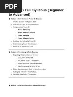 Power BI Learning Beginners Guide 1 | PDF