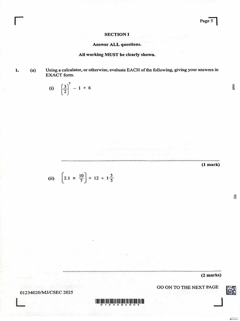 Maths May 2025 P2 | PDF