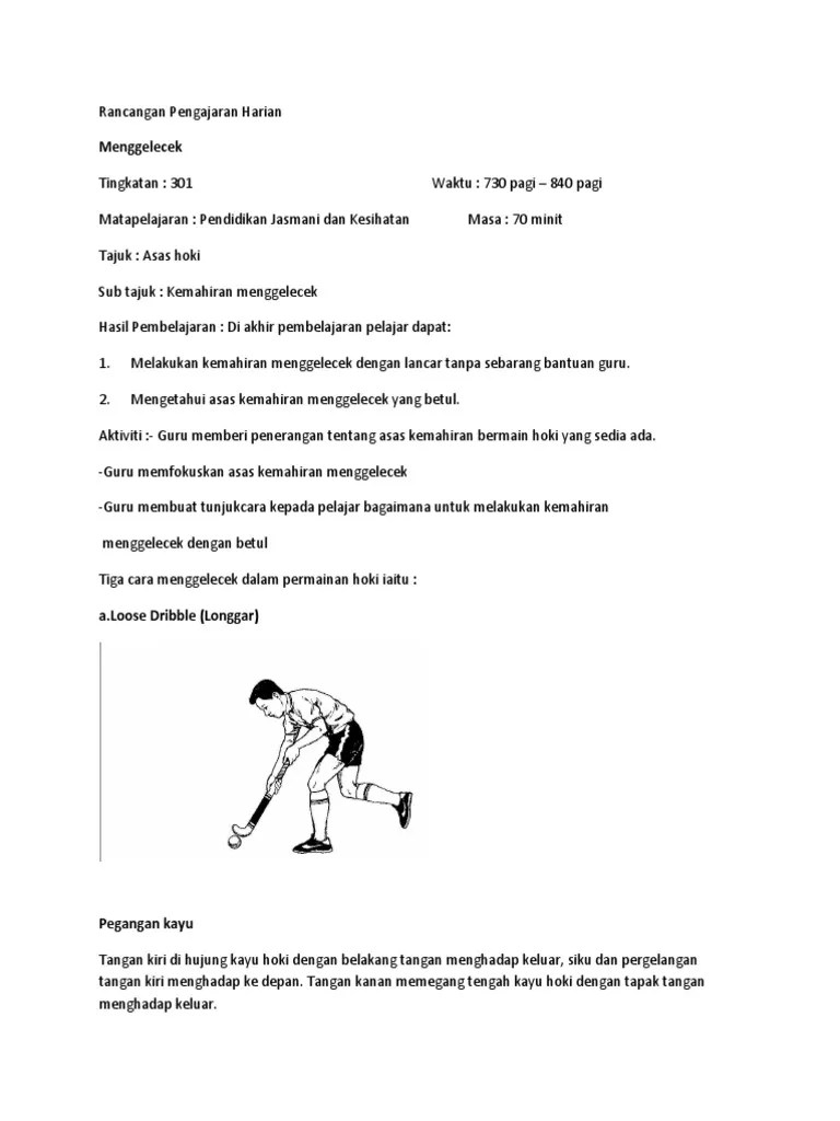 Mengasah Kemahiran Menggelecek Dalam Hoki | PDF