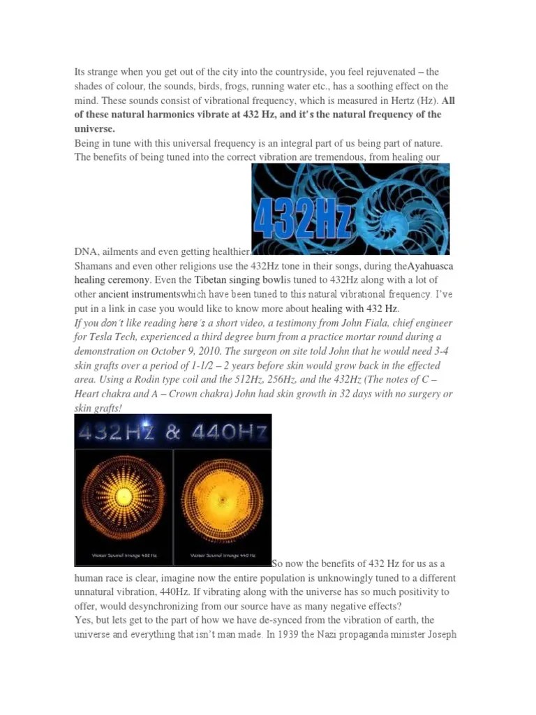 432 Hz Vs 440 Hz | Hertz | Frequency