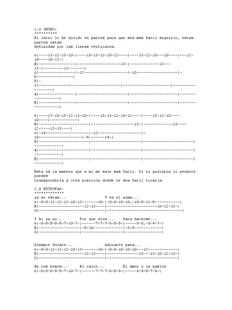 Historia De Un Amor Guitar Tab) | PDF | Amor | Entretenimiento (general)