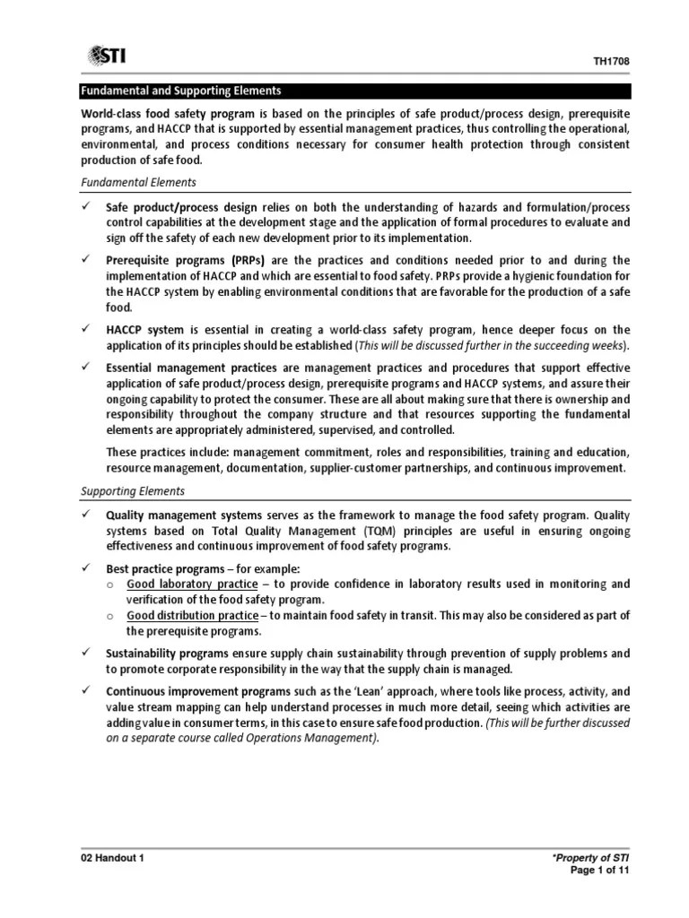 Food Safety PDF | PDF | Food Safety | Hygiene
