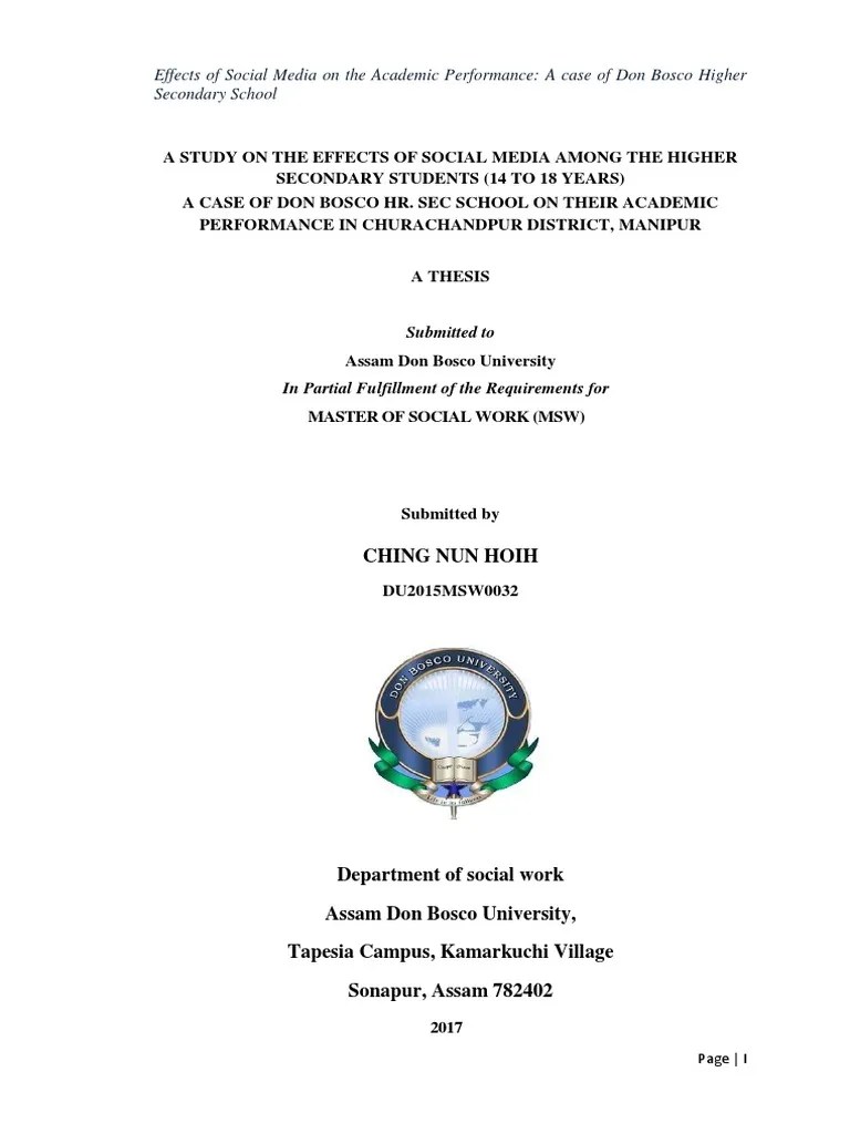 Social Media Effect PDF | PDF