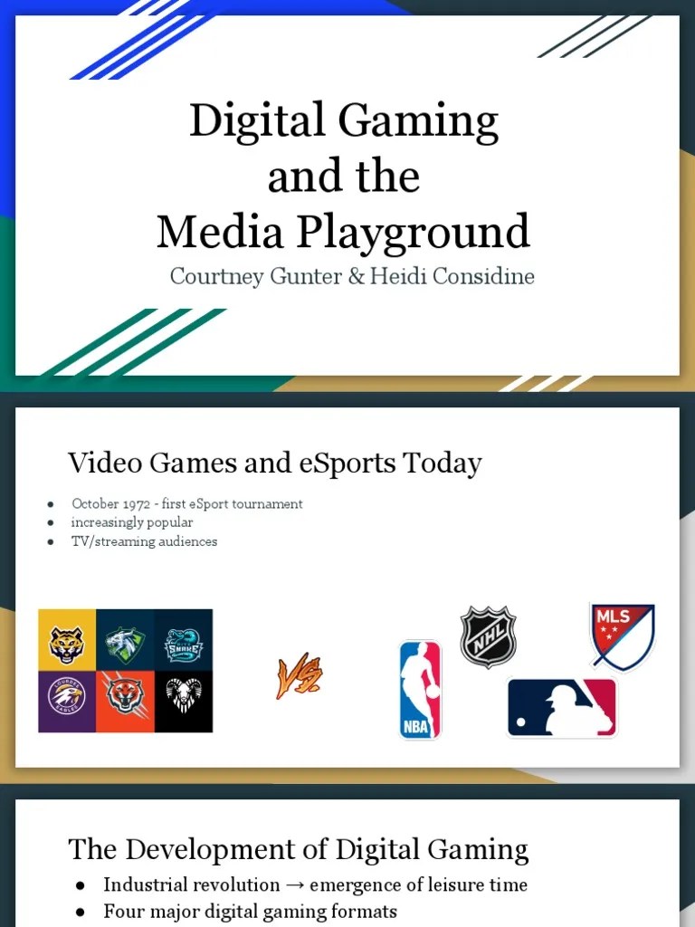 Digital Gaming And The Media Playground | PDF | Video Games | Video ...
