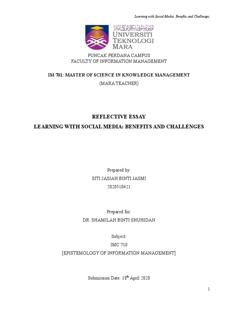 Learning With Social Media Student Perspective | PDF | Social Media ...