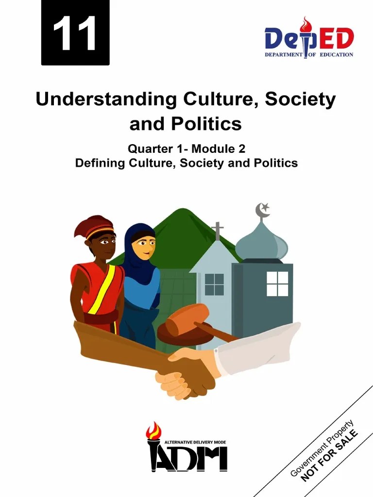 Signed Off Understanding Culture11 Q1 M2 Defining Culture And Politics ...