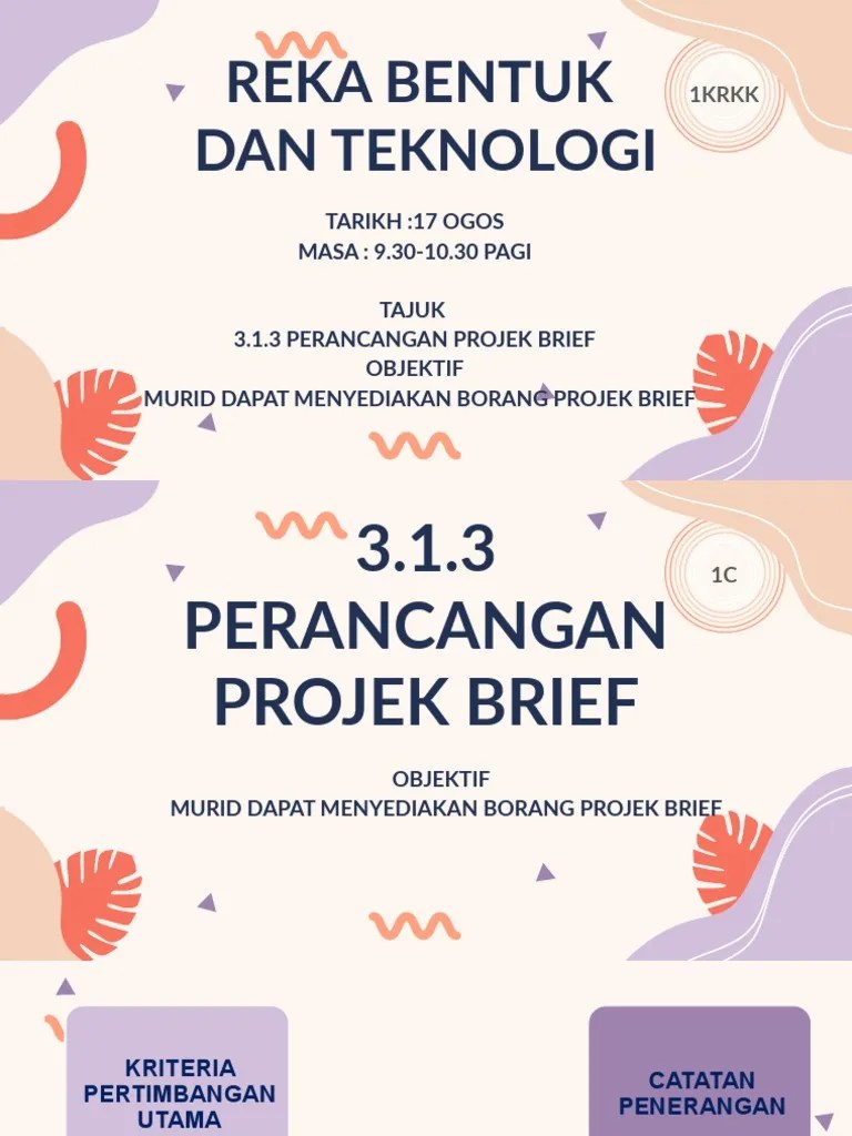 3.1.3 Perancangan Projek Brief | PDF