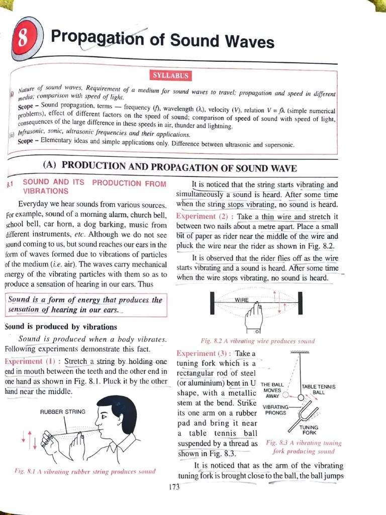 Propagation Of Sound PDF | PDF | Waves | Sound