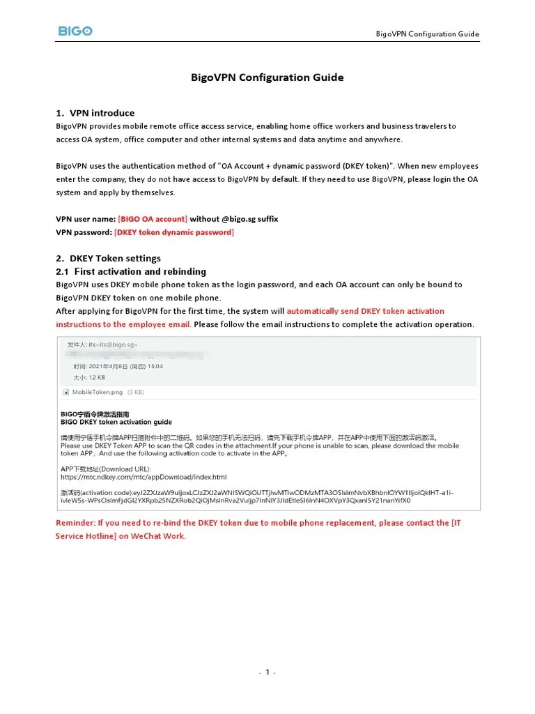 Bigovpn Configuration Guide: 1. VPN Introduce | PDF | Virtual Private ...