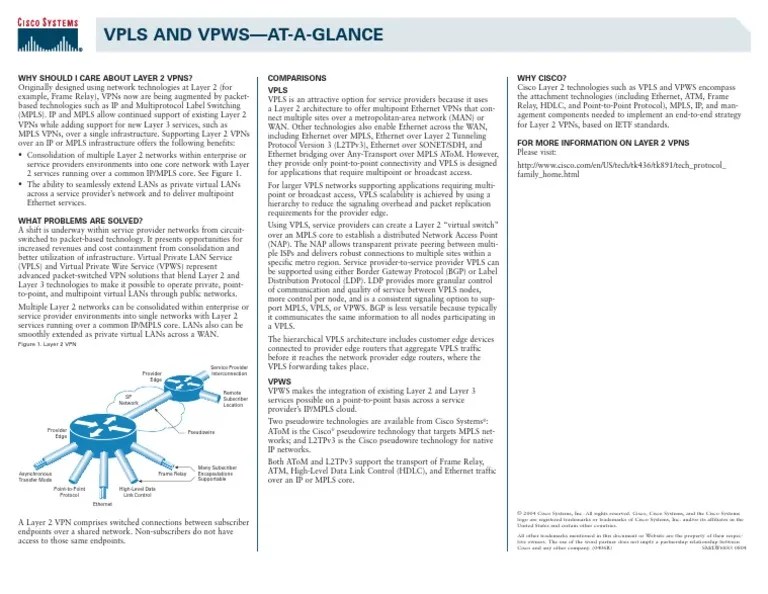 Vpws | PDF | Networking | Multiprotocol Label Switching