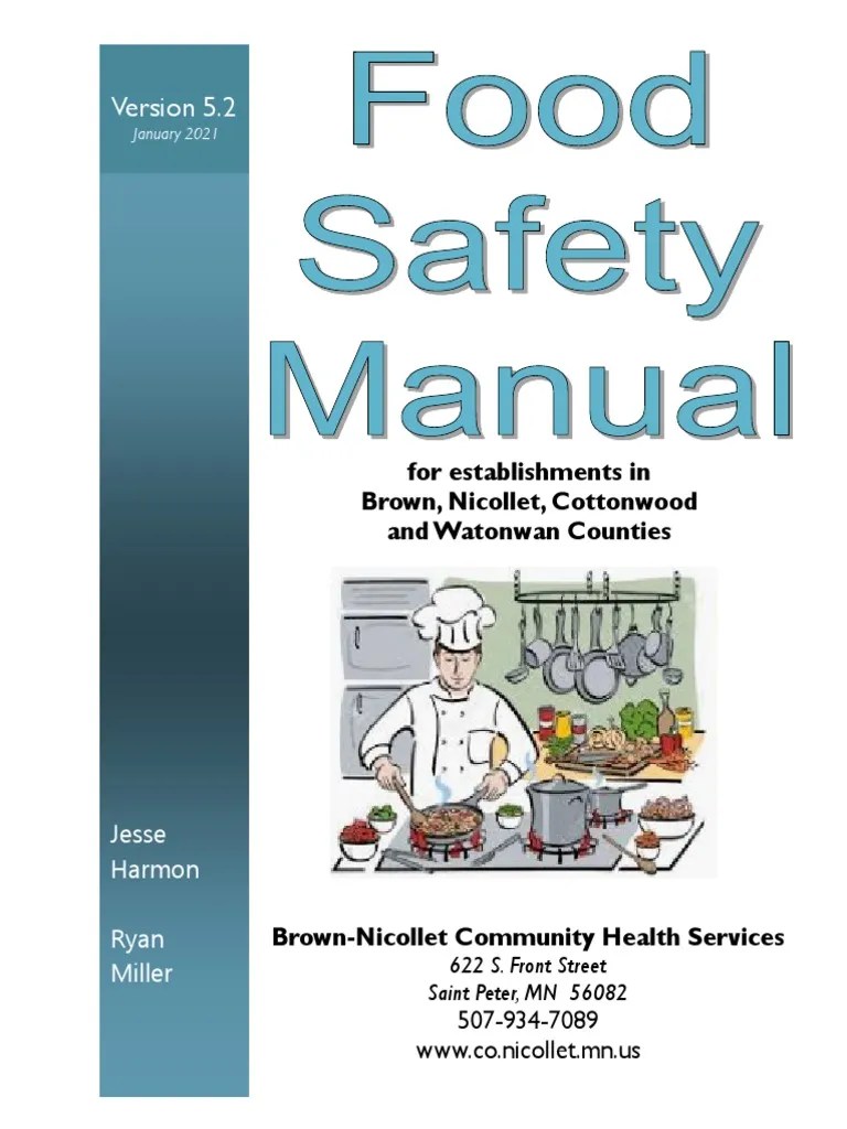 Food Safety Manual | PDF | Food Allergy | Foods