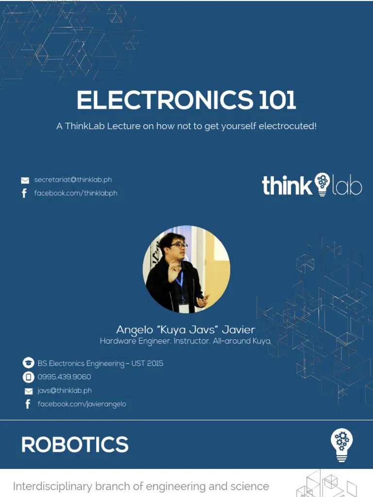Electronics 101 | PDF | Voltage | Electrical Resistance And Conductance